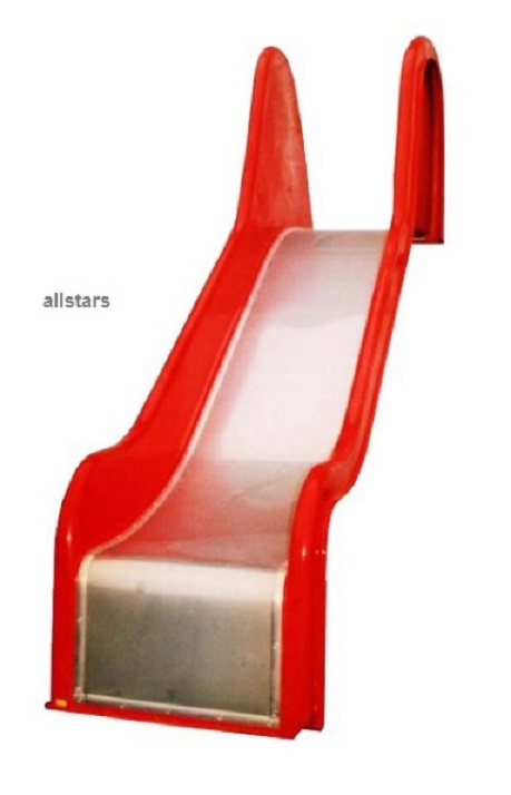 Anbaurutsche Rutsche Rutschfläche aus Edelstahl Länge 3,90 m PH 1,95 m ...